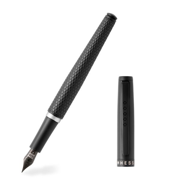 Tom Hessin Magnetic Series Stylo Plume Acier Carbone